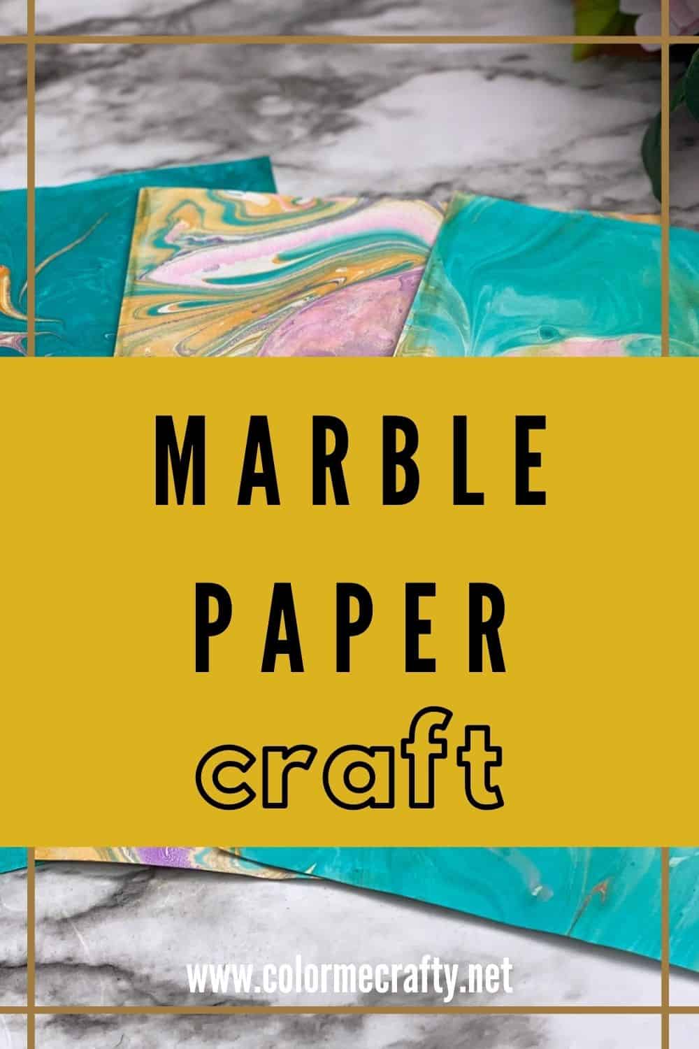 Easy Way to Marbleize Paper Using Acrylic Paint - Terry Kessad1991
